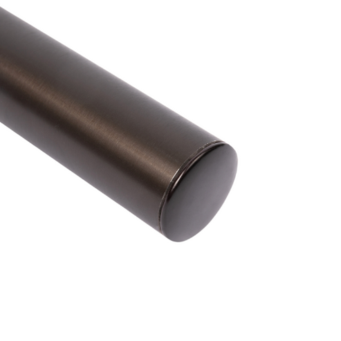 Round Oil-Rubbed Bronze End Cap – The Closet Rod Company