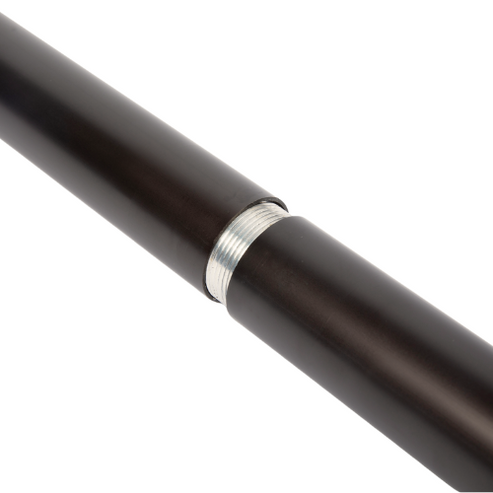 Oil-Rubbed Bronze Threaded Closet Rod | 1-5/16" Aluminum | 8' Kit w ...