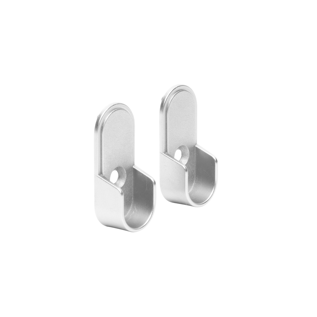 Oval Matte Aluminum Closet Rod End Supports – The Closet Rod Company