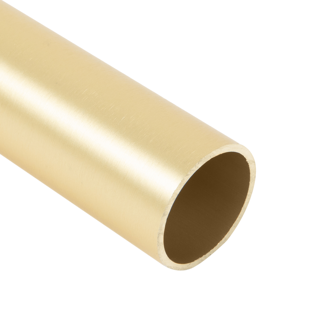 1-5/16" Matte Brass Round Closet Rod | Custom Lengths to 95" – The ...